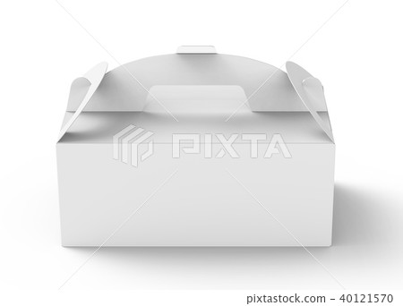 White box with handle - Stock Illustration [40121570] - PIXTA