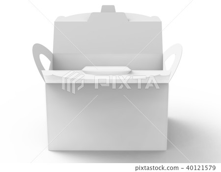 White box with handle - Stock Illustration [40121579] - PIXTA
