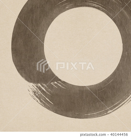 Japanese paper-ink-circle - Stock Illustration [40144456] - PIXTA