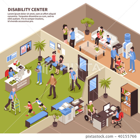 Social Service Centre Background - Stock Illustration [40155766] - PIXTA