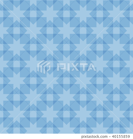 Blue vector seamless pattern. Geometric ornament - Stock Illustration ...