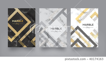 Marble Abstract Background Book Cover Design - Stock Illustration ...