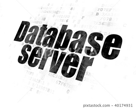 Programming concept: Database Server on Digital... - Stock Illustration [40174931] - PIXTA