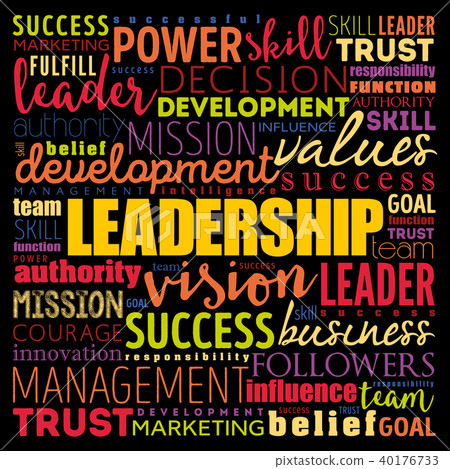 LEADERSHIP word cloud collage - Stock Illustration [40176733] - PIXTA