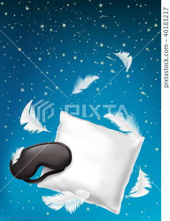 Vector poster for comfortable sleep, sweet... - Stock Illustration ...
