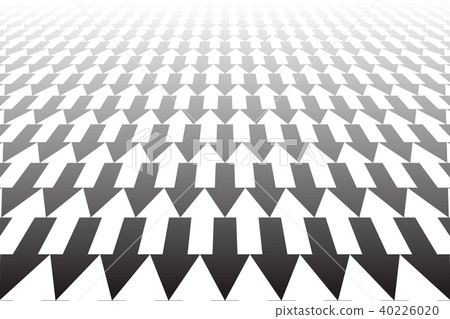 White and black arrows. Geometric pattern. - Stock Illustration ...