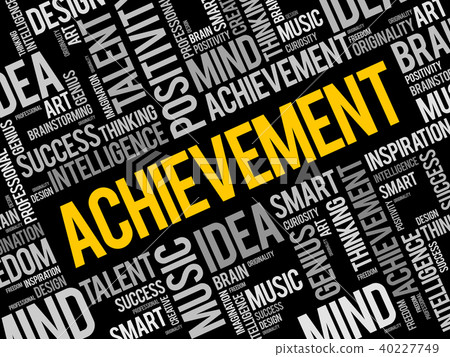Achievement word cloud collage - Stock Illustration [40227749] - PIXTA