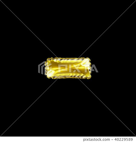 Gold style dash or hyphen line made of... - Stock Illustration ...