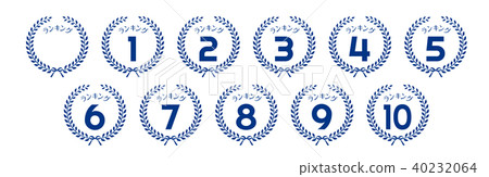 Ranking Best 10 Mark List - Stock Illustration [40232064] - PIXTA