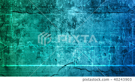 3D rendering of a multilayer color texture - Stock Illustration ...