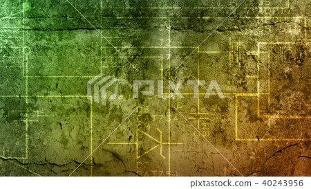 3D rendering of a multilayer color texture - Stock Illustration ...
