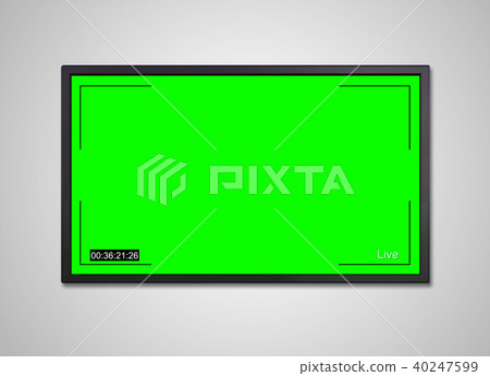 TV display with timecode - Stock Illustration [40247599] - PIXTA