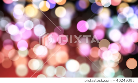Background with nice multicolor bokeh 3D rendering - Stock Illustration ...