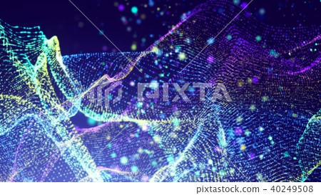 Background with nice abstract multicolor lines... - Stock Illustration ...