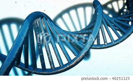 model of DNA strands. 3D rendering - Stock Illustration [40251125] - PIXTA