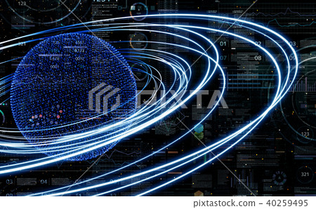 Cyber Graphics - Stock Illustration [40259495] - Pixta