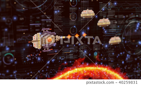 Cyber Graphics - Stock Illustration [40259831] - PIXTA
