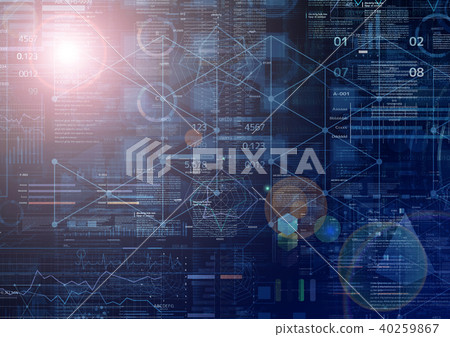 Cyber Graphics - Stock Illustration [40259867] - PIXTA