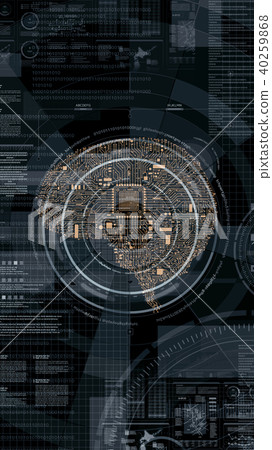Cyber Graphics - Stock Illustration [40259868] - PIXTA