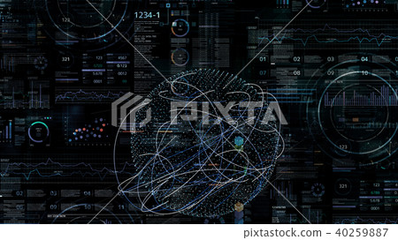 Cyber Graphics - Stock Illustration [40259887] - PIXTA