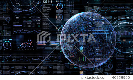 Cyber Graphics - Stock Illustration [40259900] - PIXTA