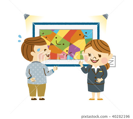 I admire art - Stock Illustration [40282196] - PIXTA