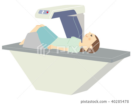 Bone density measurement Woman B - Stock Illustration [40285478] - PIXTA