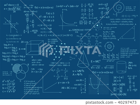 math formula background - Stock Illustration [40297473] - PIXTA