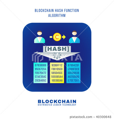 blockchain distributed ledger technology - Stock Illustration [40300648 ...