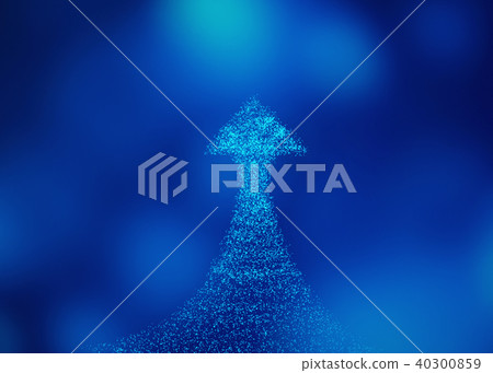 Growth of blue arrow going up on blue technology - Stock Illustration ...