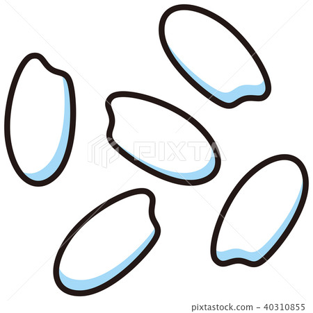 White rice - Stock Illustration [40310855] - PIXTA