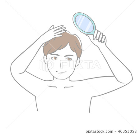Male Hair Check - Stock Illustration [40353058] - PIXTA