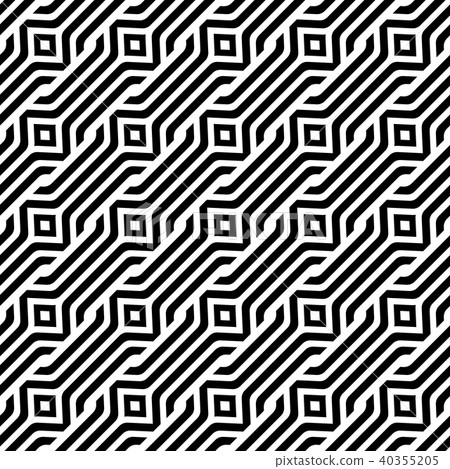 Abstract geometric pattern with stripes, lines. - Stock Illustration ...