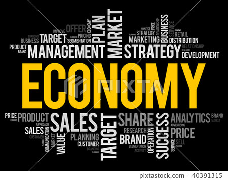 ECONOMY word cloud collage - Stock Illustration [40391315] - PIXTA