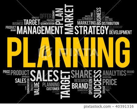 PLANNING word cloud collage - Stock Illustration [40391316] - PIXTA