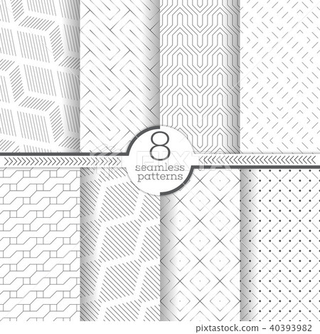 Set of vector seamless patterns - Stock Illustration [40393982] - PIXTA