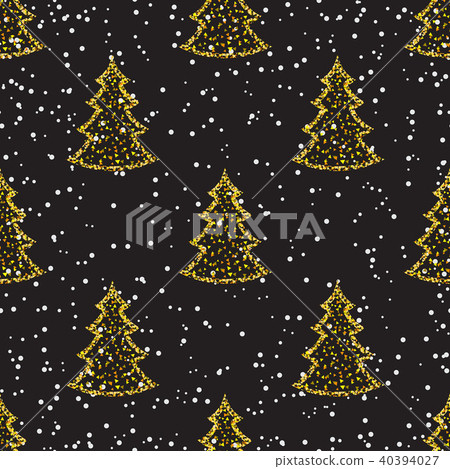 Seamless festive pattern - Stock Illustration [40394027] - PIXTA