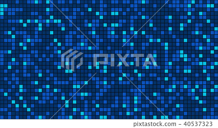 Blue mosaic tile seamless pattern background - Stock Illustration ...