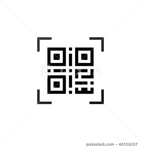 Simple machine-readable qr code - Stock Illustration [40558207] - PIXTA