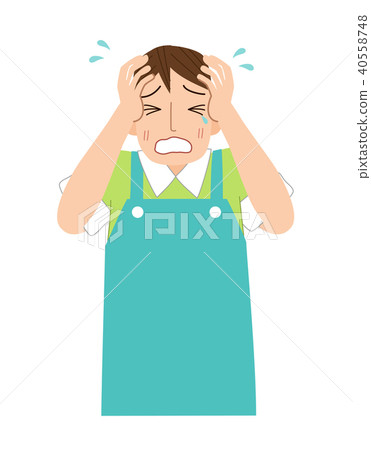 Dad · sad - Stock Illustration [40558748] - PIXTA