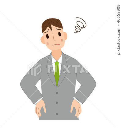 Employee / Worried - Stock Illustration [40558909] - PIXTA