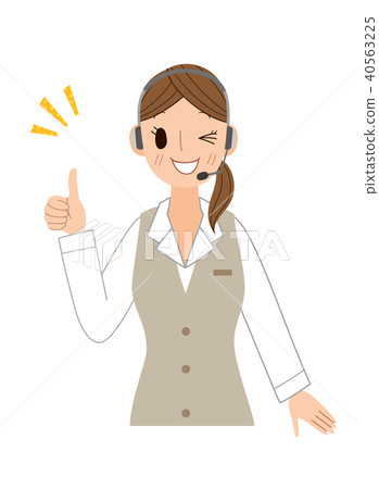 Operator · OK sign - Stock Illustration [40563225] - PIXTA