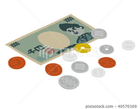 Simple money illustration - Stock Illustration [40570169] - PIXTA