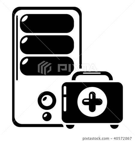 System unit repair icon, simple style. - Stock Illustration [40572867 ...