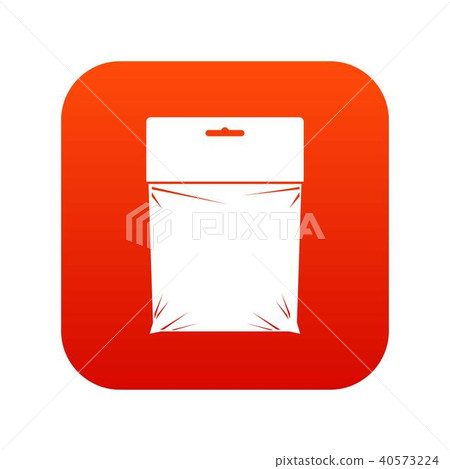 Package icon digital red - Stock Illustration [40573224] - PIXTA
