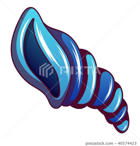 Spiral shell icon, cartoon style - Stock Illustration [40574423] - PIXTA
