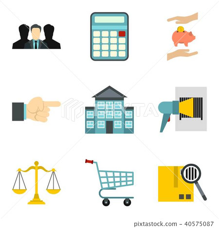 Provision icons set, cartoon style - Stock Illustration [40575087] - PIXTA