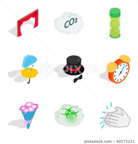 Way of life icons set, isometric style - Stock Illustration [40575222 ...