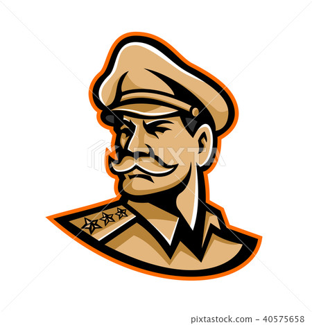 American General Mascot - Stock Illustration [40575658] - PIXTA