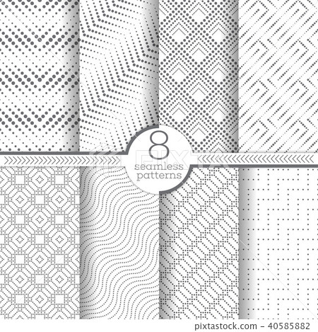 Set of vector seamless patterns - Stock Illustration [40585882] - PIXTA